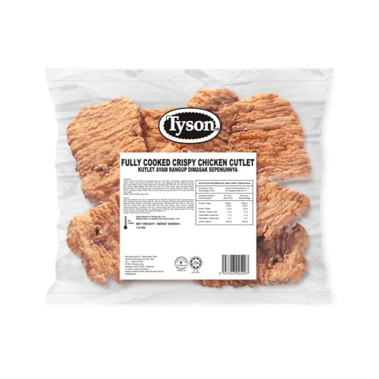 TYSON Crispy Chicken Cutlet 1KG | Malaysia | Essentials.MY